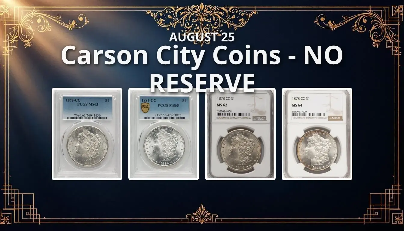 Carson City Coins - NO RESERVE | Flow Auctions | Flow Auctions