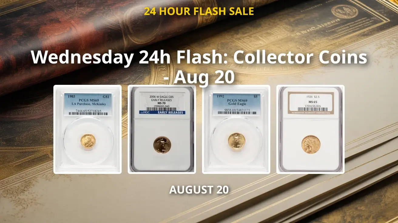 Wednesday 24h Flash: Collector Coins - Aug 20 | Flow Auctions | Flow ...